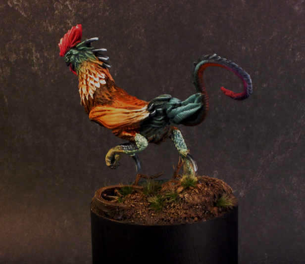 samson minis: Finished! Cockatrice from Baelor Miniatures