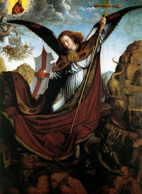 Gerard David - The Holy Archangel Michael