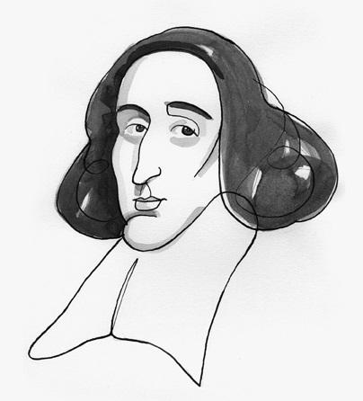 Spinoza in cartoons en illustraties - BdSpinoza
