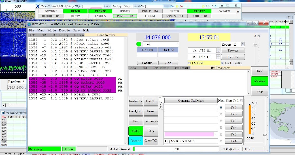 SV1GRN: JTDX & JT-Alert