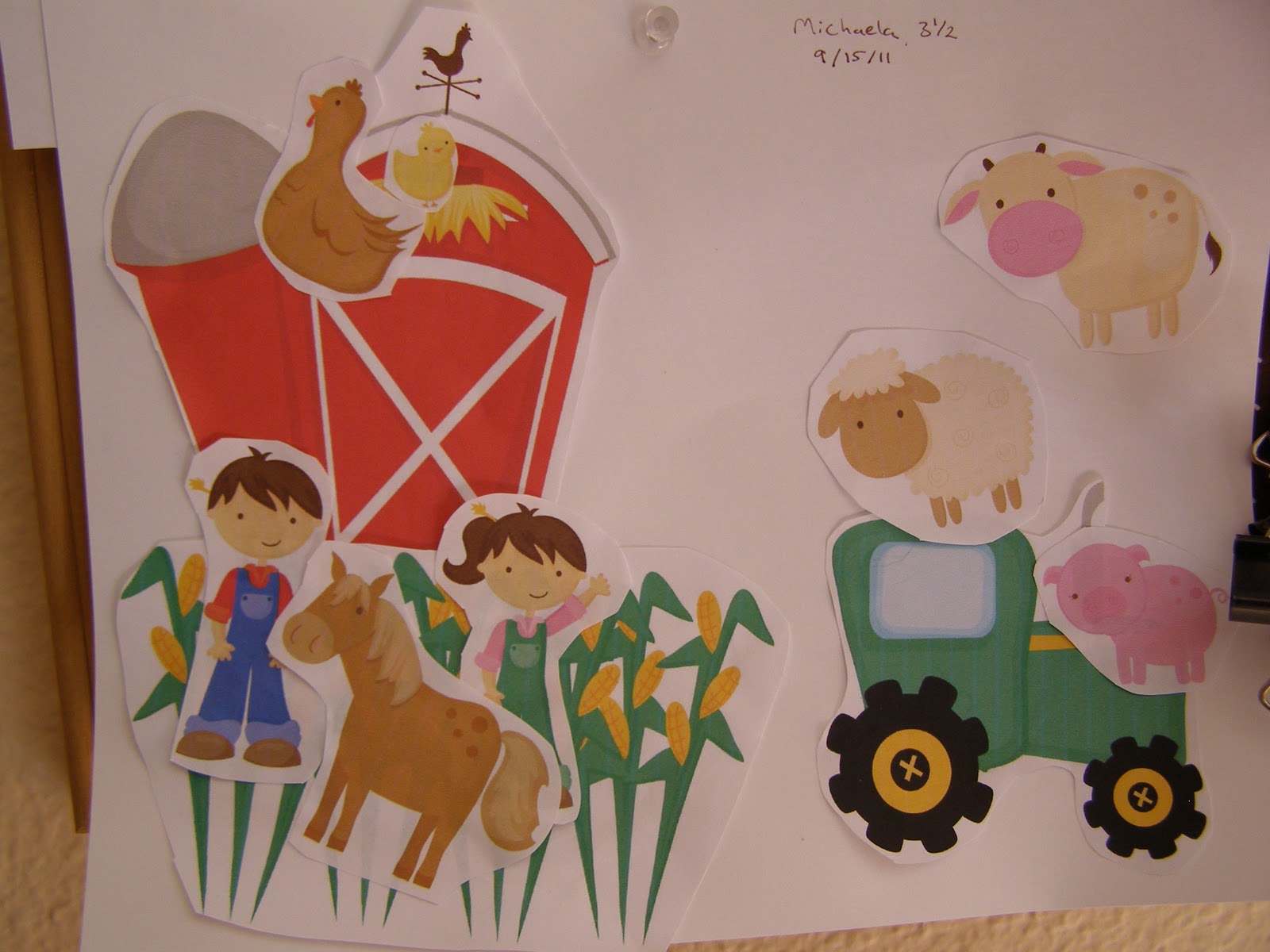 (Home)School of the Blogosphere: Farm Preschool Corner