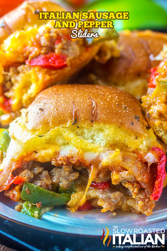 Italian Food Italian Sausage And Pepper Sliders italian-food-italian-sausage-and-pepper-sliders
