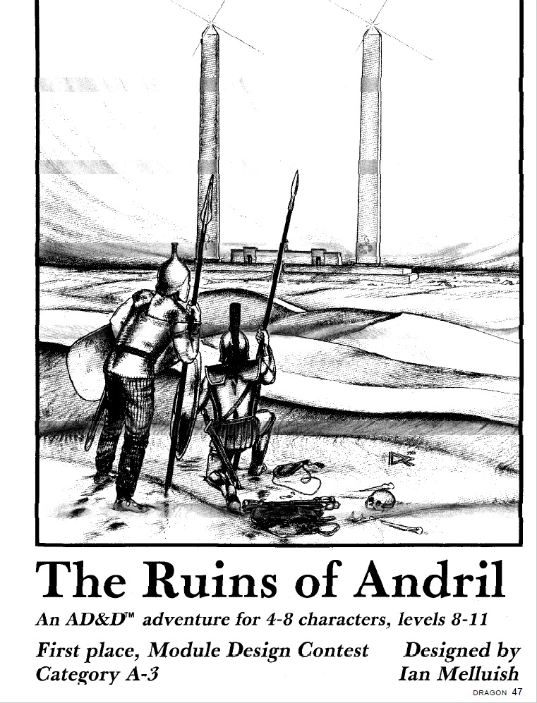 From Kuroth's Quill - grodog's AD&D blog: Kellri's 18 Module Challenge ...