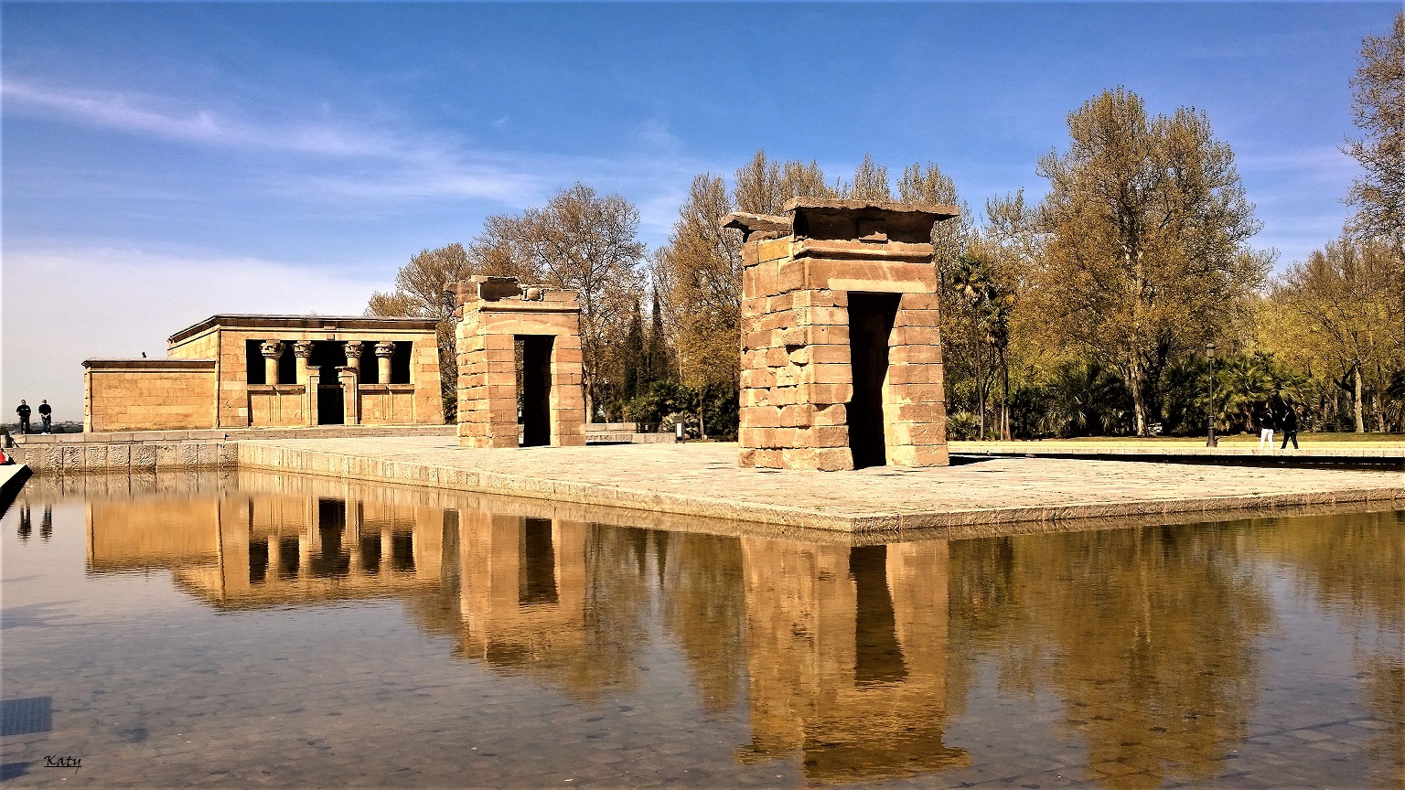 Tocando otros palillos: Parque del Oeste II Templo de Debod