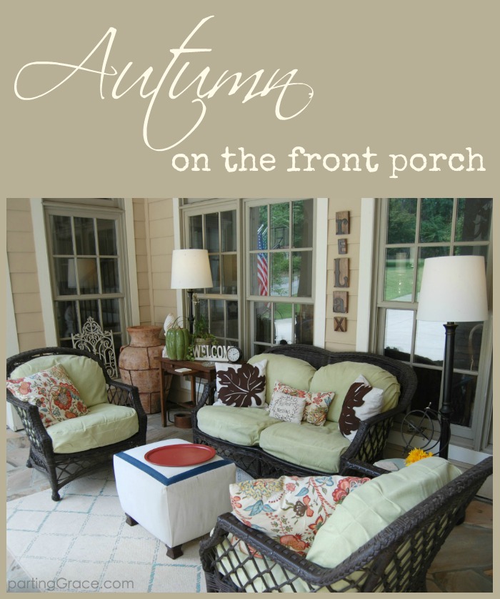 Imparting Grace: Autumn on the front porch