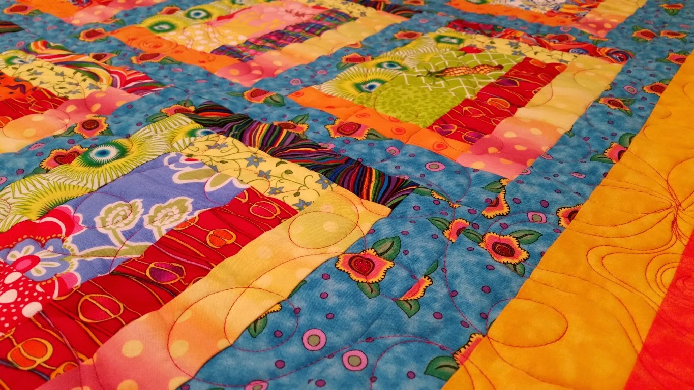 Crafty Sewing & Quilting: My String Bean Quilt for Pat Sloan's Challenge