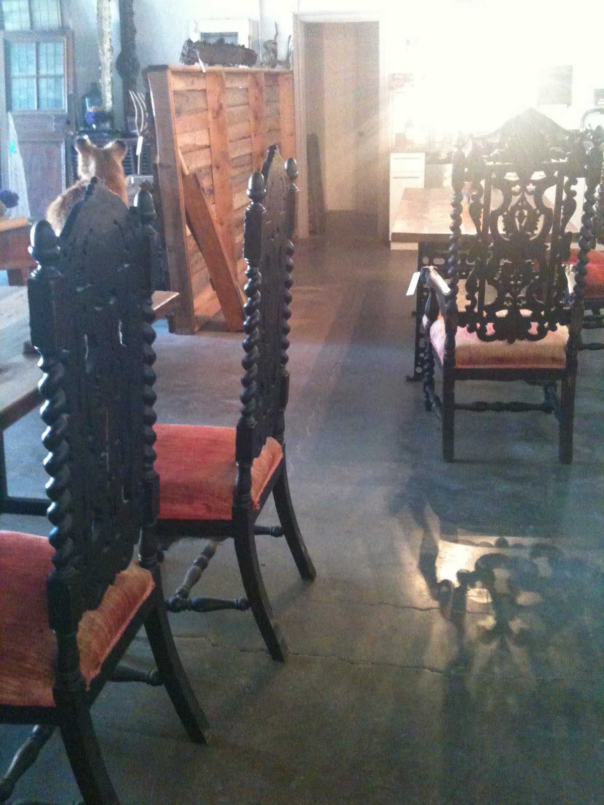 Silver Fox Architectural Salvage L.A.: Alexander Roux Handcarved Dining ...