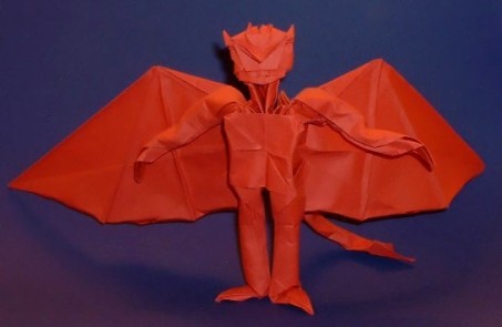 origami Demon Gilgado 3D ~ easy instructions to origami