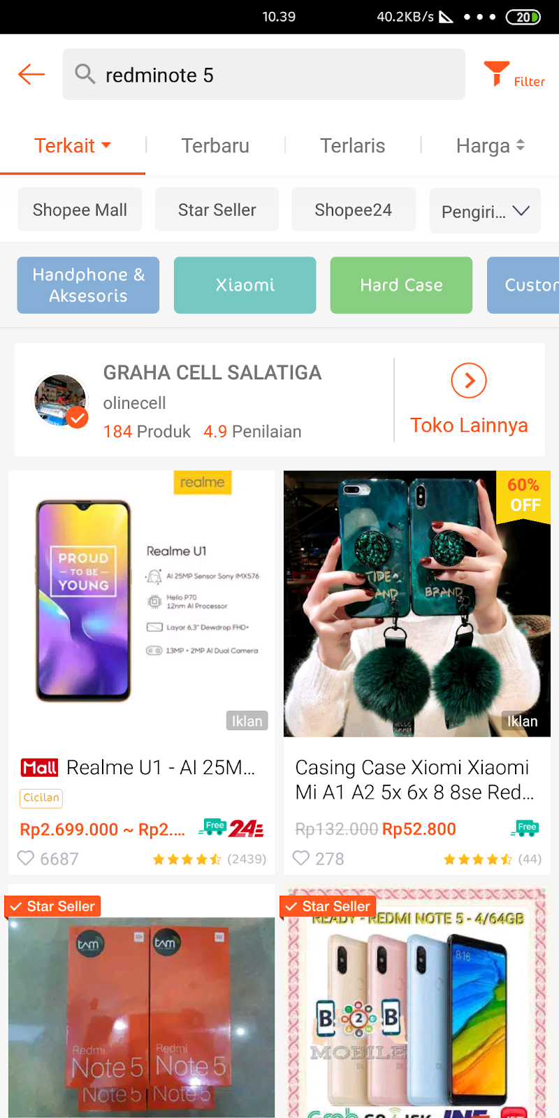 Contoh Flowchart Membeli di Shopee | M.Rifki Arrosid