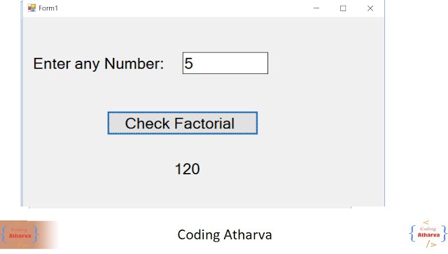 38 Program using Recursive Function in VB.NET ~ Coding Atharva