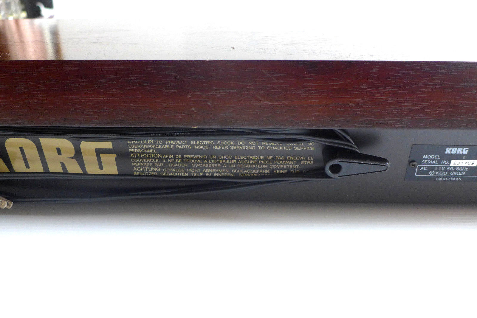 MATRIXSYNTH: KORG LAMBDA ES50 VINTAGE ANALOG SYNTHESIZER STRINGS SN 231709