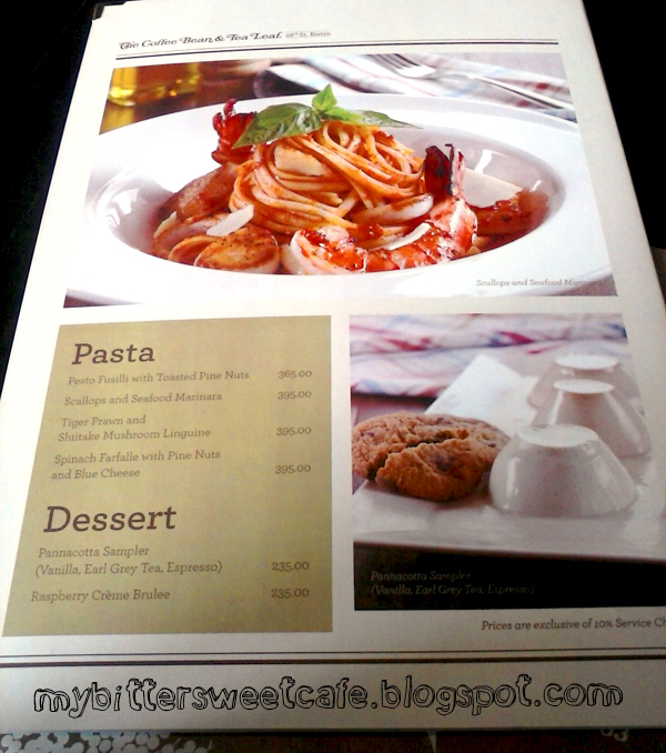 My Bittersweet Cafe: CBTL 26th Bistro and CBTL Coffee Bar