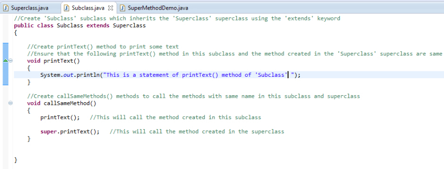 Testing Tools Qa Training Using Super Keyword To Access The Methods