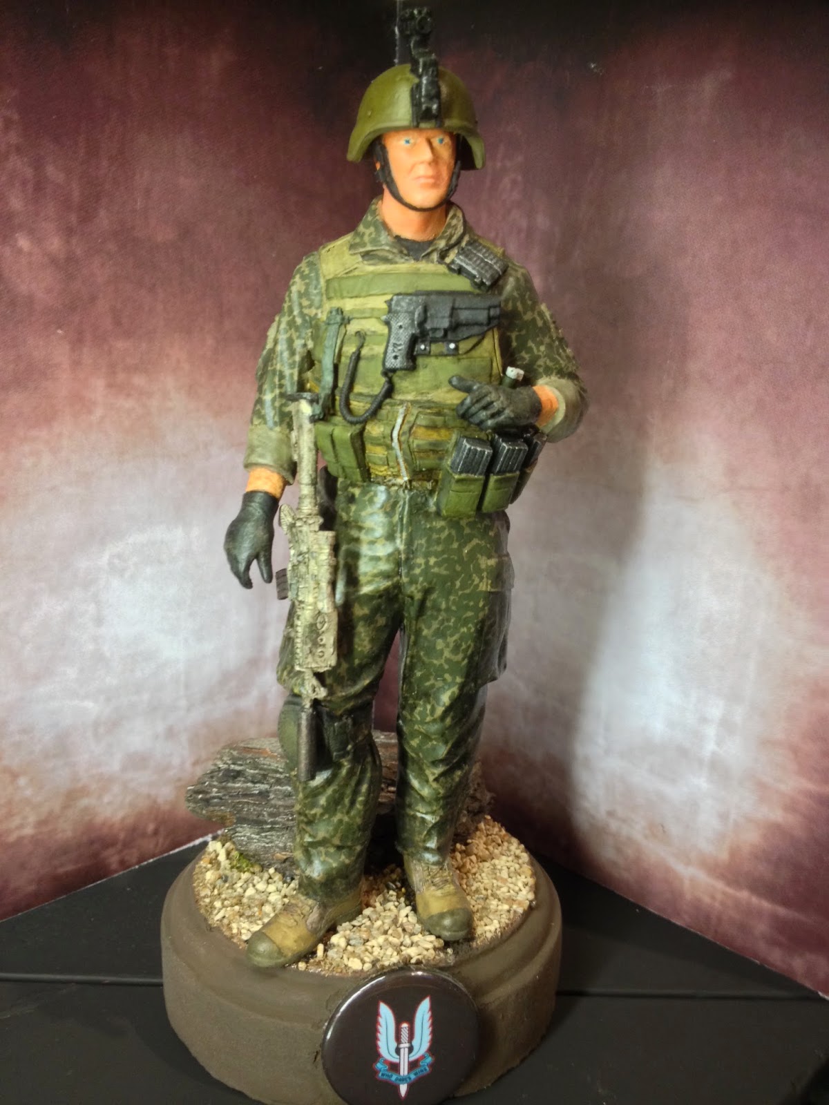 Scale Model Workbench: 120mm Modern SAS Soldier