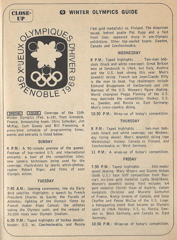 It's About TV: This week in TV Guide: February 3, 1968