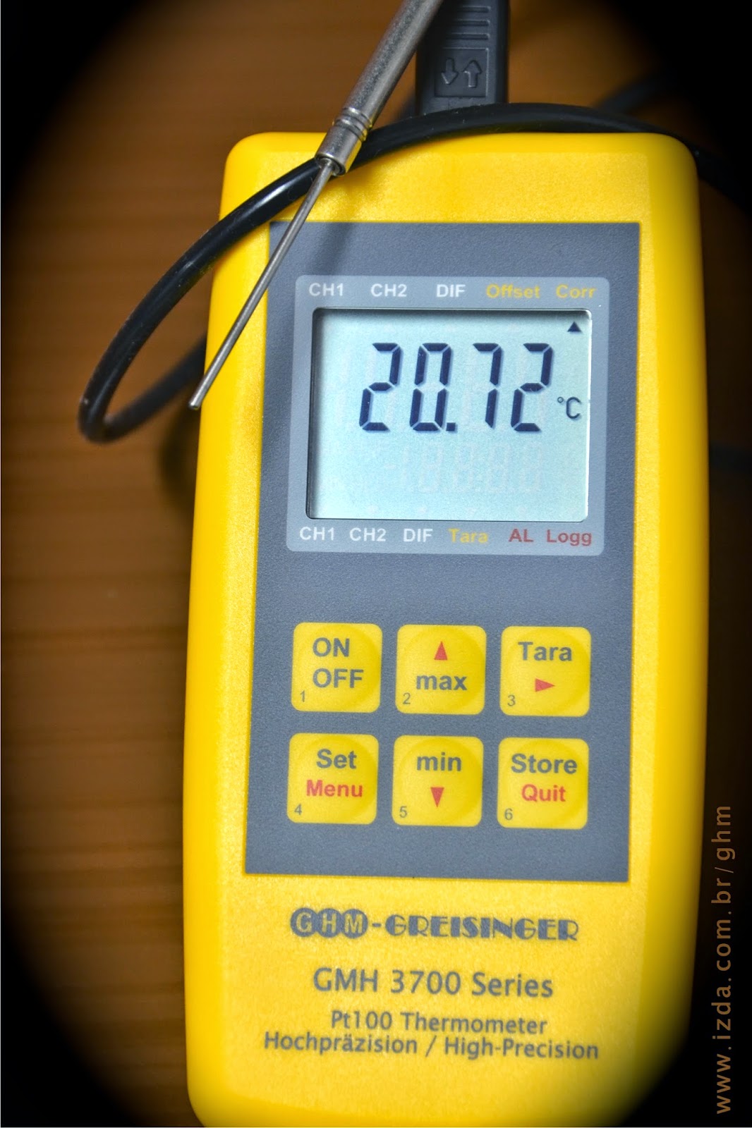 Termômetro de alta precisão – Izda – Automação Industrial em Joinville