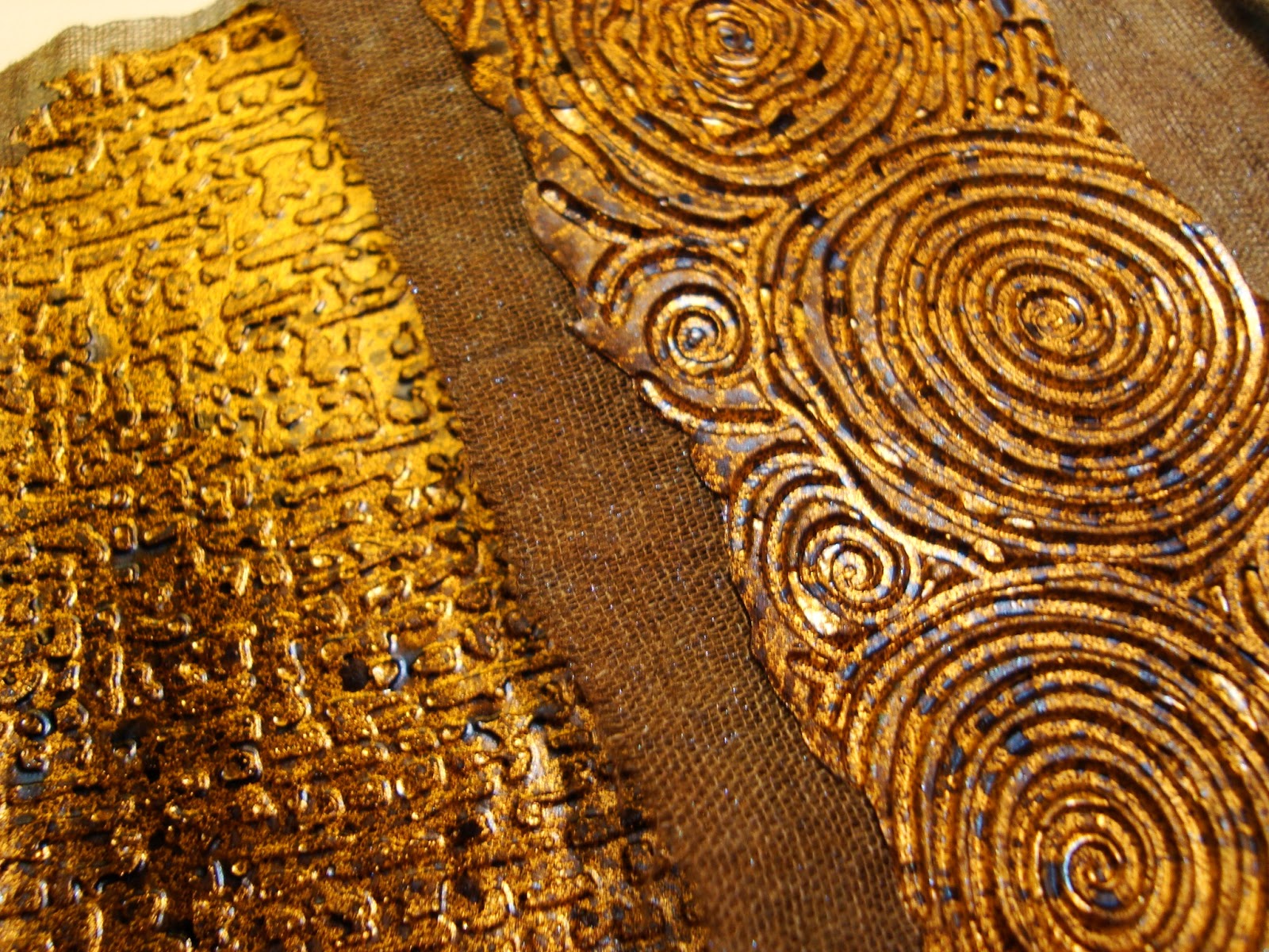 Textile Butterfly: South Sea Journey with "Soft Form Relief Paste"