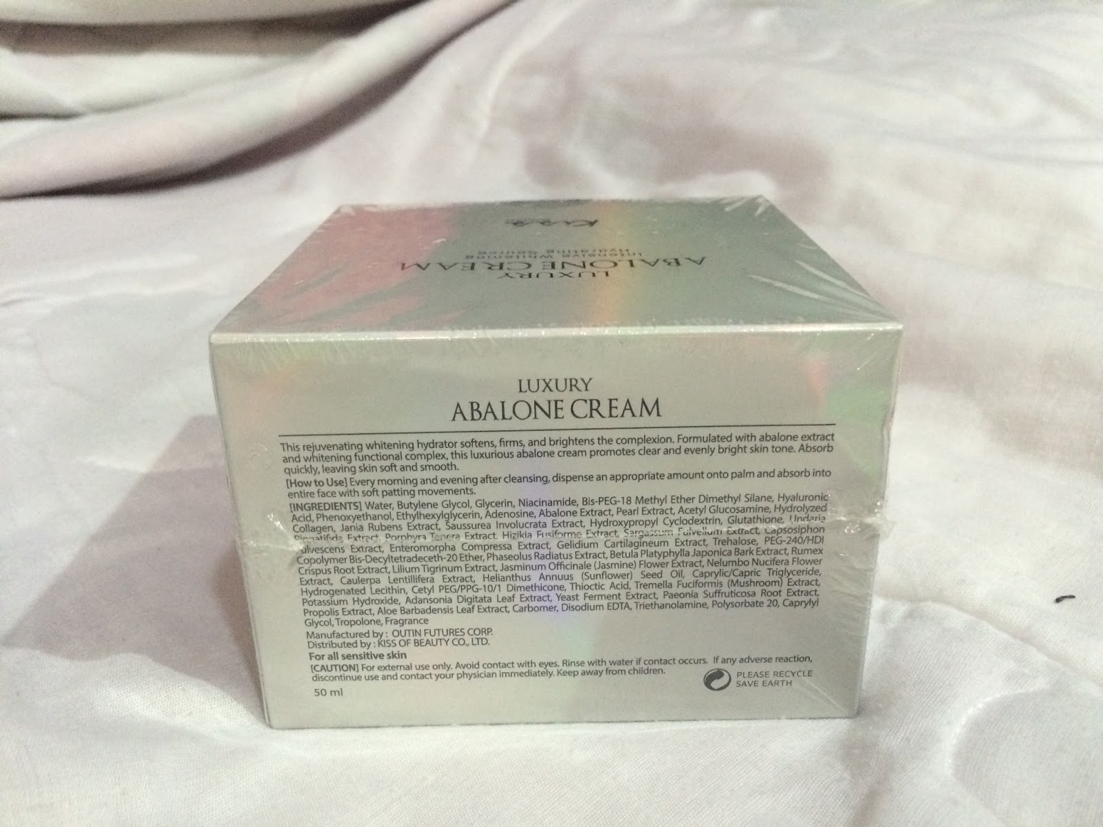 Ken Kony's : UNBOXING AND REVIEW LUXURY ABALONE CREAM by KISS SKINCARE
