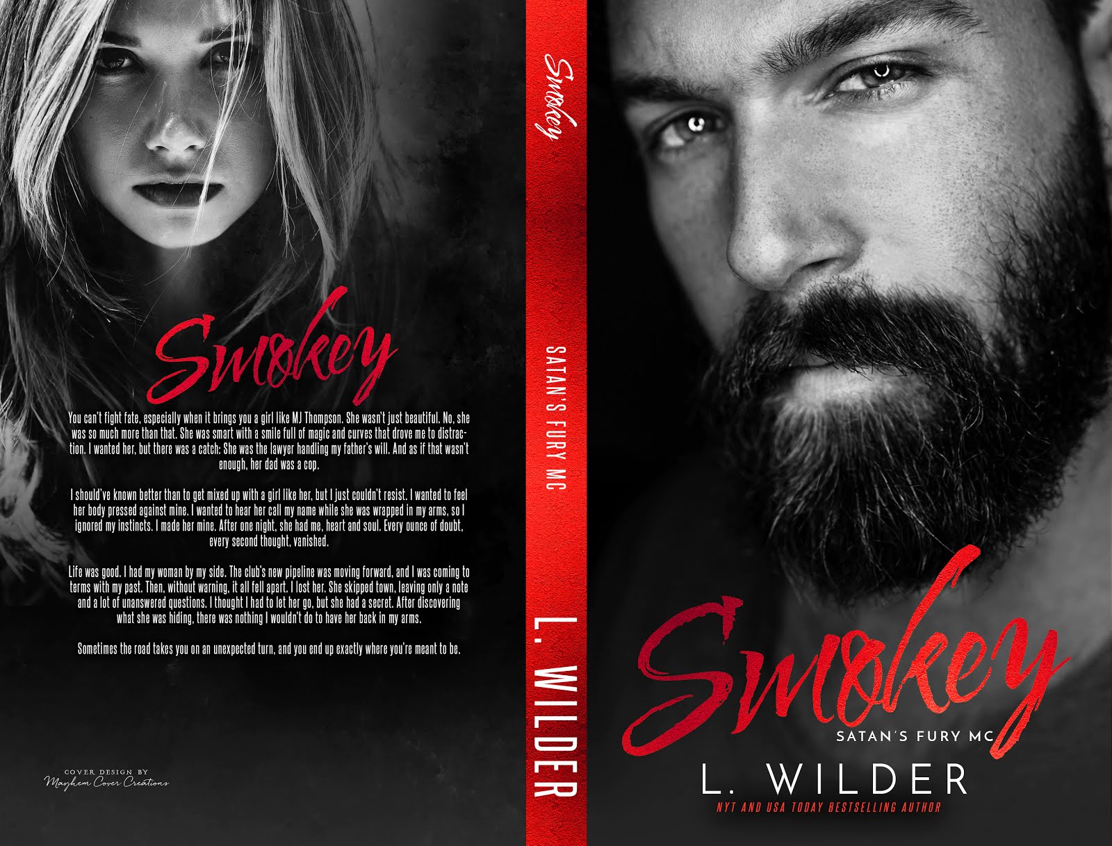 Cover Reveal - Smokey (Satan's Fury MC) by L. Wilder | MillsyLovesBooks