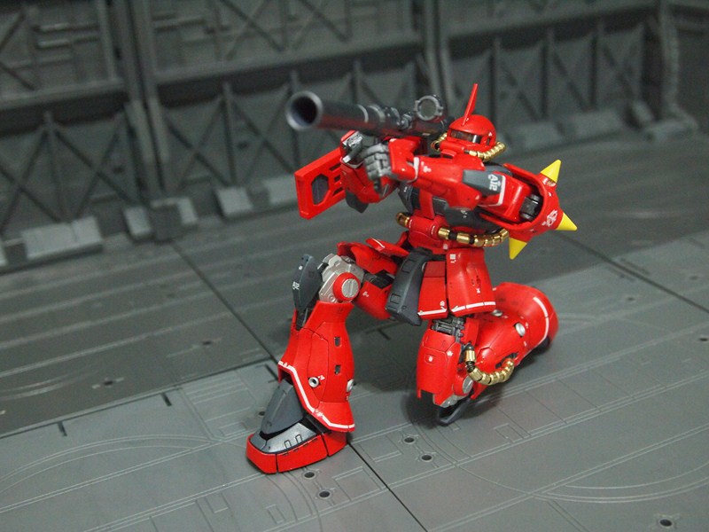 Gunpla by EthanPhua: 1/144 RG Char Zaku - Painted to Johnny Ridden Scheme