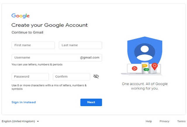 How to Create New Gmail Account