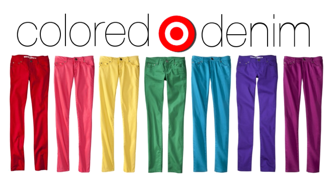 thoughts du jour...: Colored Denim for Fall...