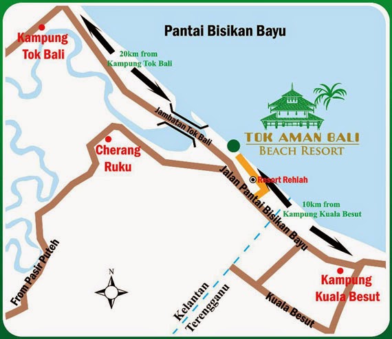 KAKI MELANGKAH MATA MEMANDANG: Menghirup Udara Segar Pantai Tok Bali ...