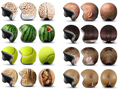 Weird and Funny Photos: Creative Motorcycle Helmet