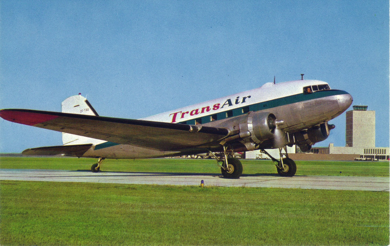 Airlines Past & Present: Transair Postcards