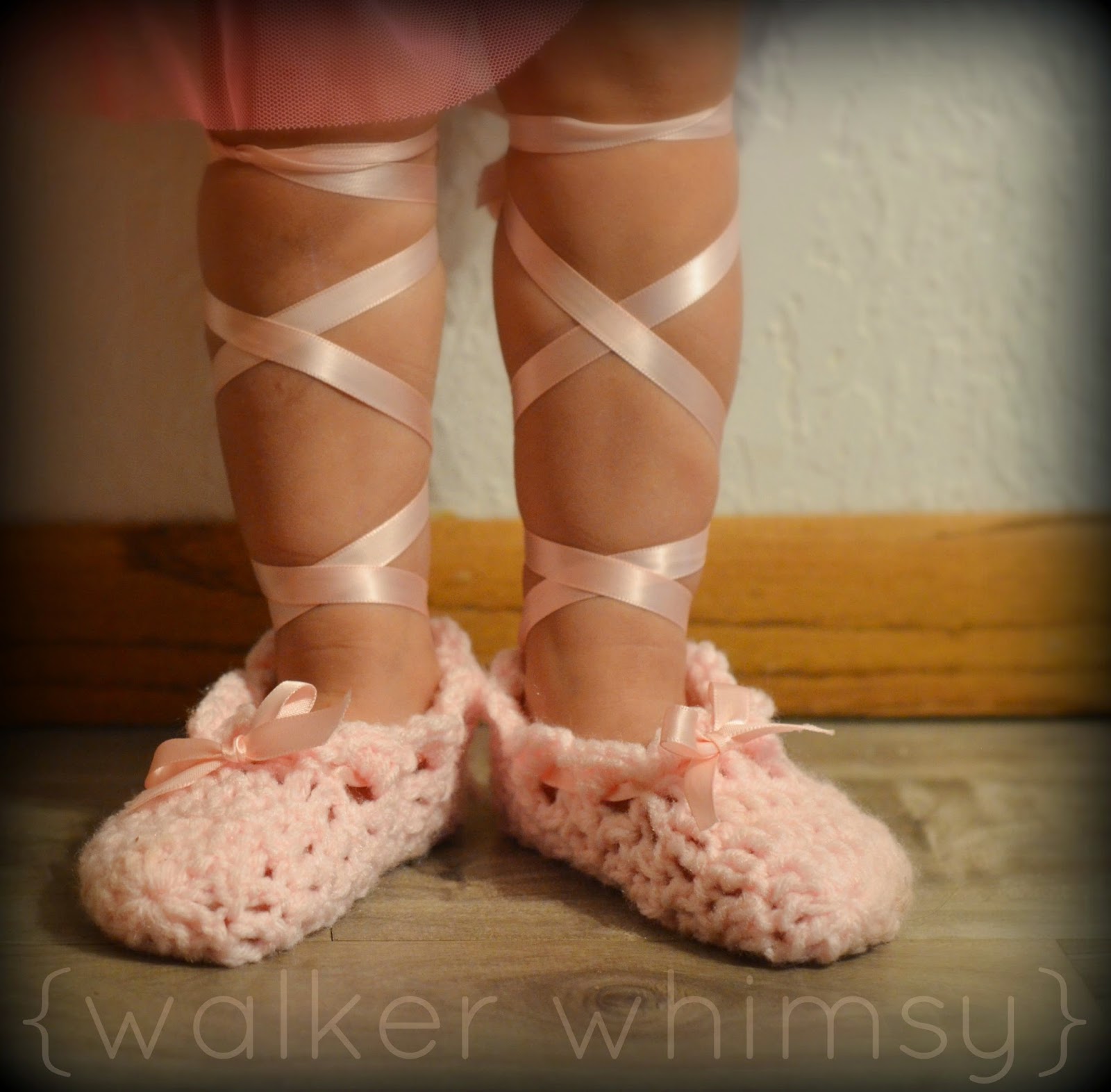 {walker whimsy}: Crochet Ballet Slippers