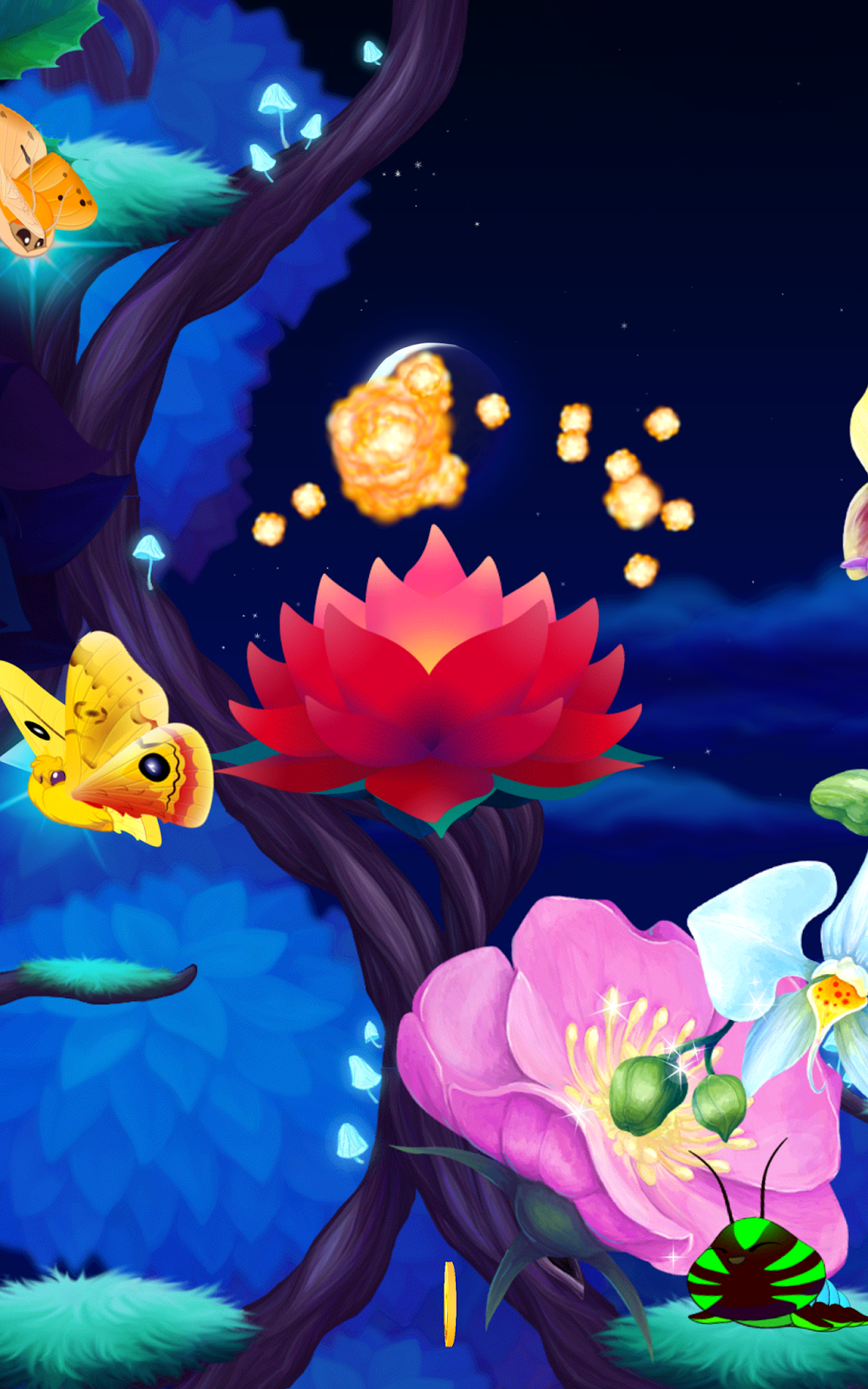 A Flutter Starlight Journey: Pollen Flower: List Of Available Colours