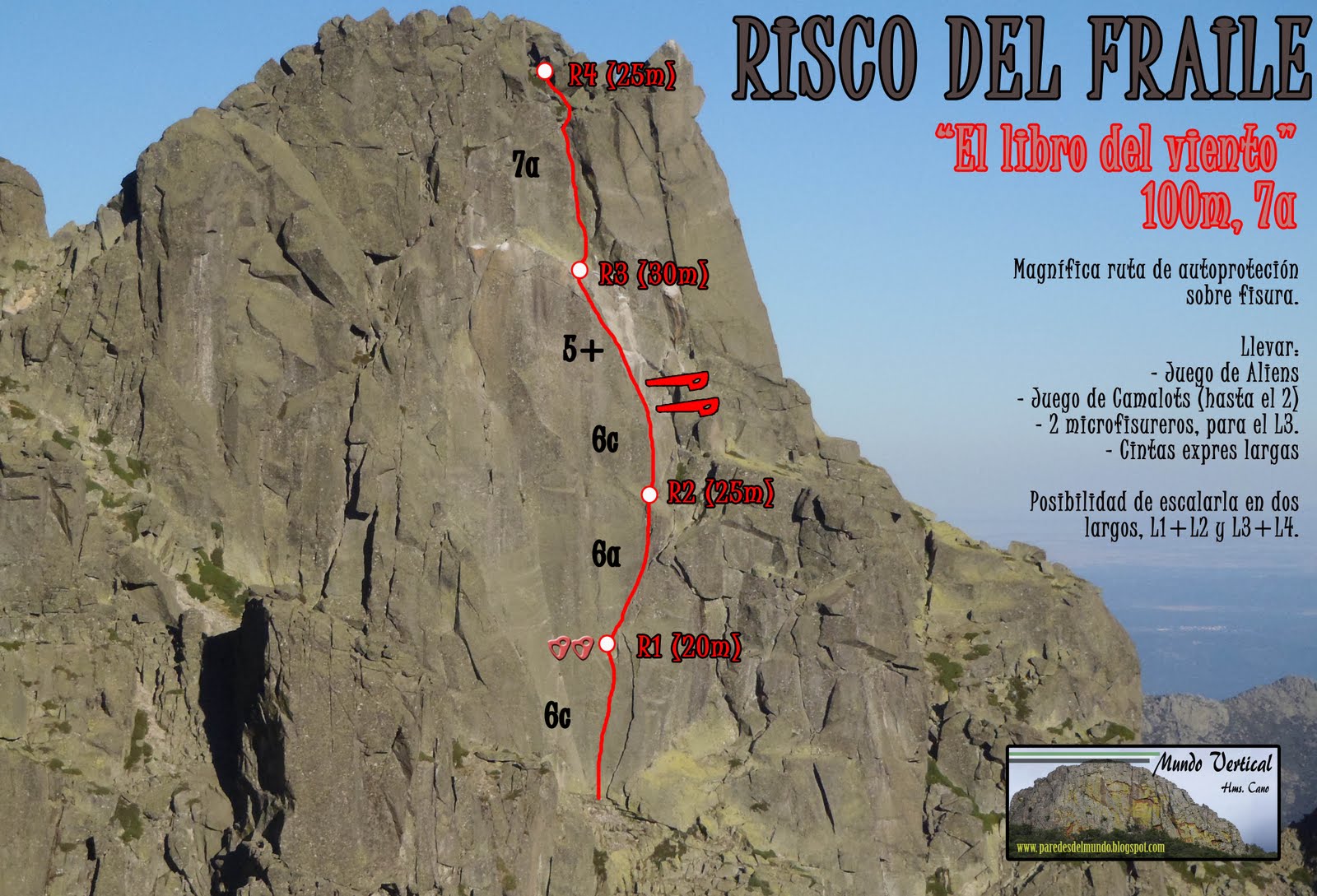 MUNDO VERTICAL: RISCO DEL FRAILE - GREDOS: Una buena repetición y dos ...