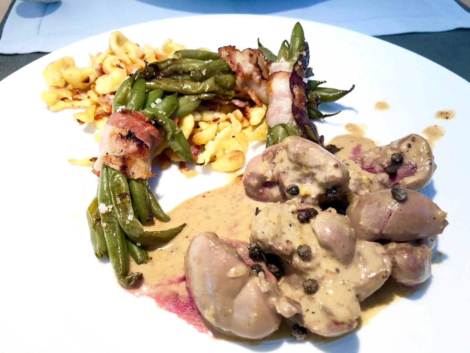 Bonjour Alsace: Kalbsnieren in Senfsauce