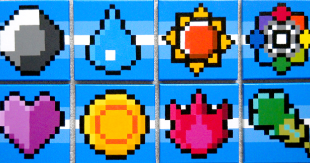 8 Bit Pokemon Badges