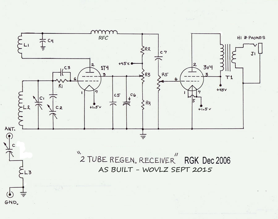 CQ CQ CQ de W0VLZ: 1T4 / 3V4 Regenerative Portable - continued