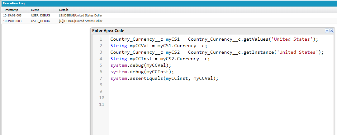 Custom settings: List and Hierarchy custom settings