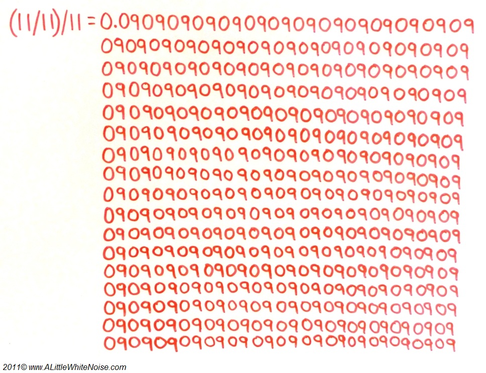 White Noise: The significance of 11/11/11