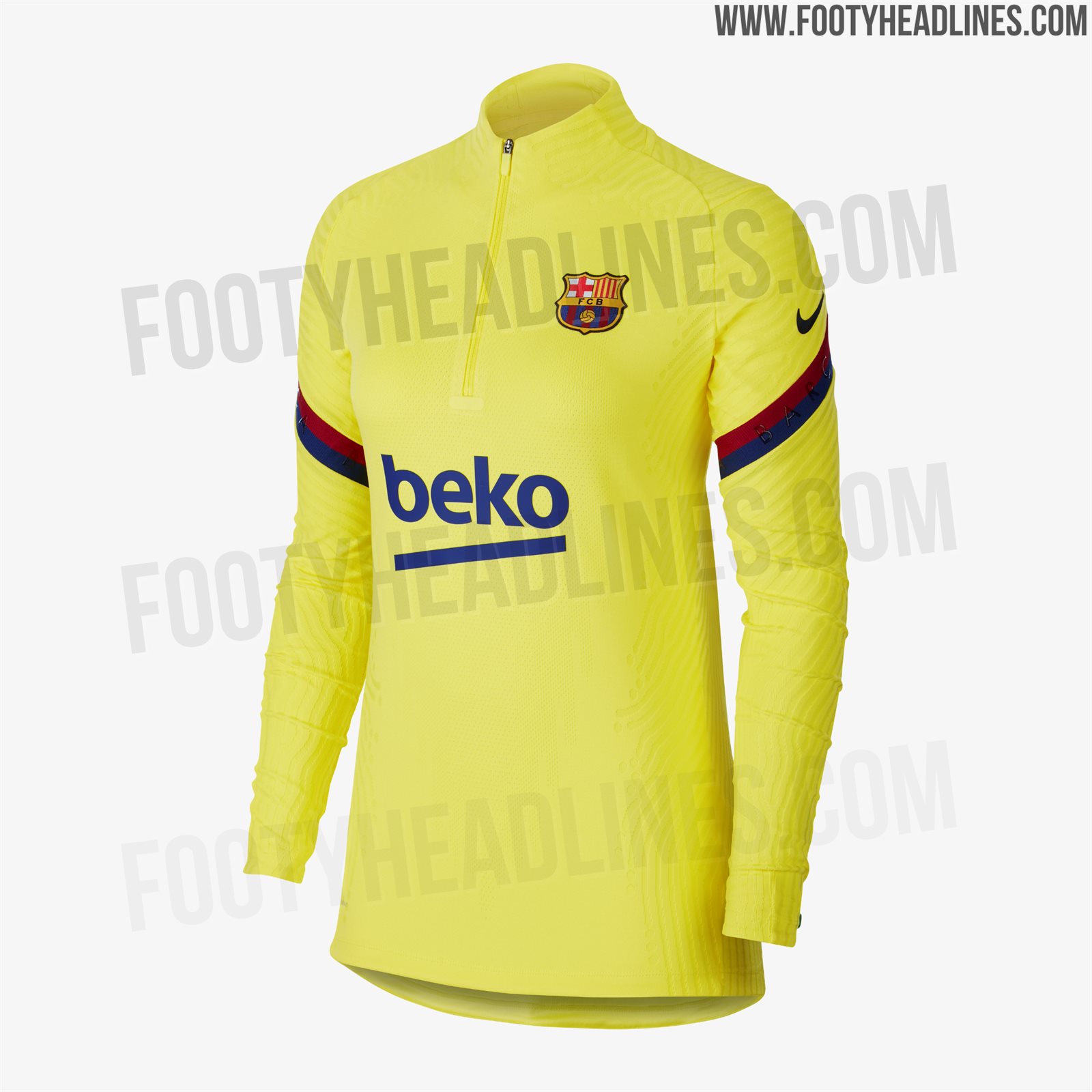 Based on New Nike Template: FC Barcelona 2020 Training Kit Leaked ...