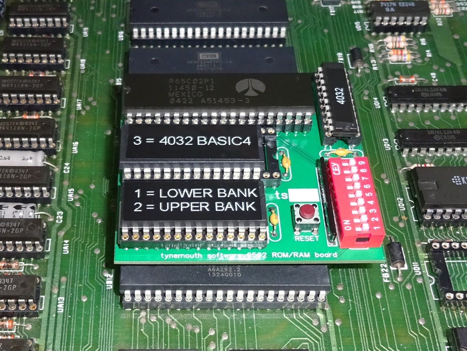 Tynemouth Software: Commodore PET ROM/RAM replacement boards