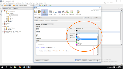 Mengganti Tampilan pada Netbeans | programmer