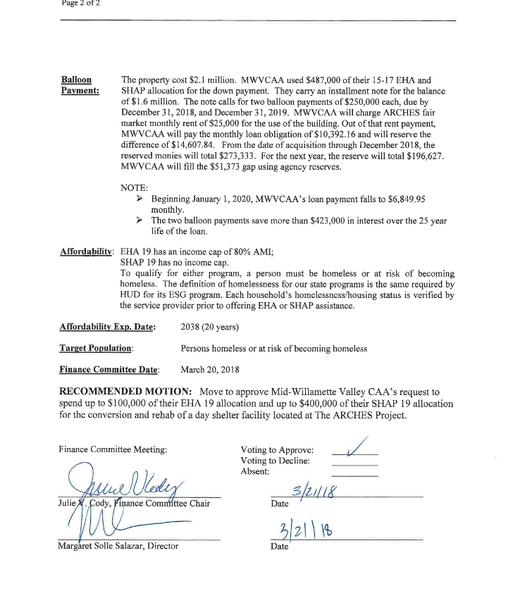 CANDO Archive: MWVCAA Pays Mortgage Debt with Hless Assist