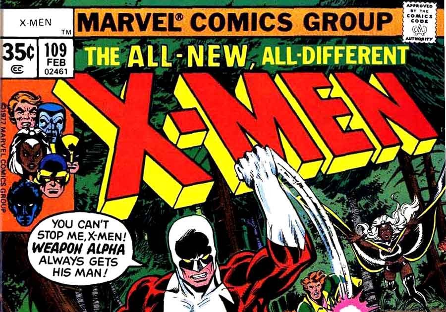 X-men #109 - John Byrne art + 1st Weapon Alpha - Pencil Ink