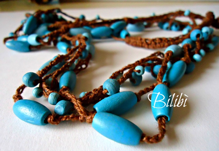 Bilibì: Collana ad uncinetto