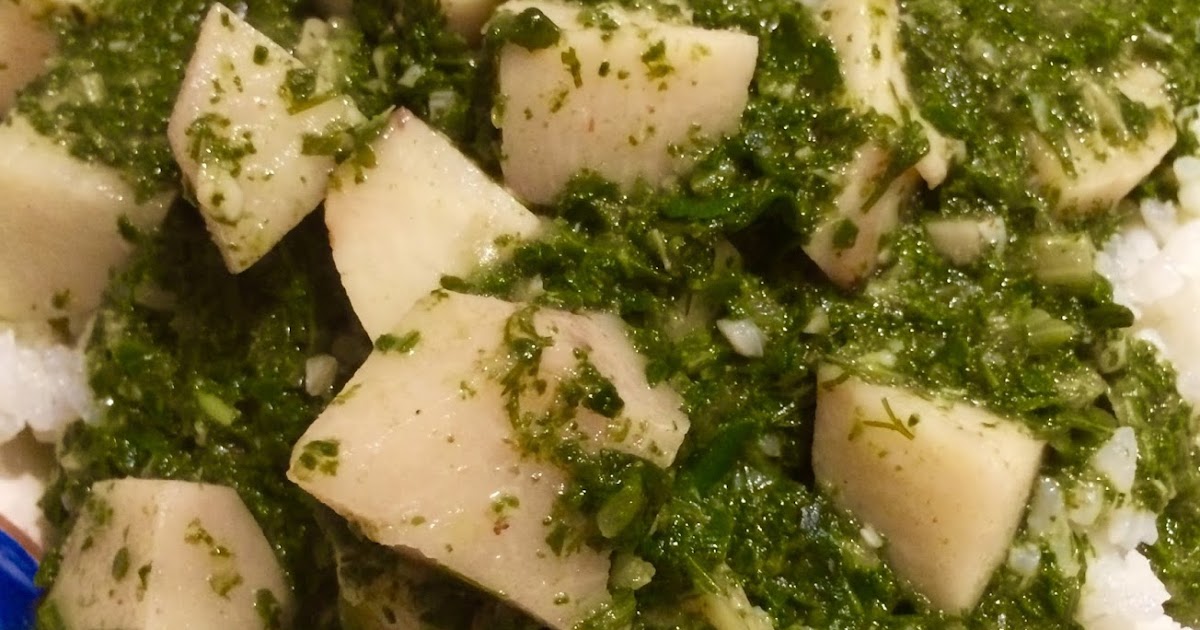 Egypt's way to always eat your greens: 'Olass wa sal' - taro root with ...