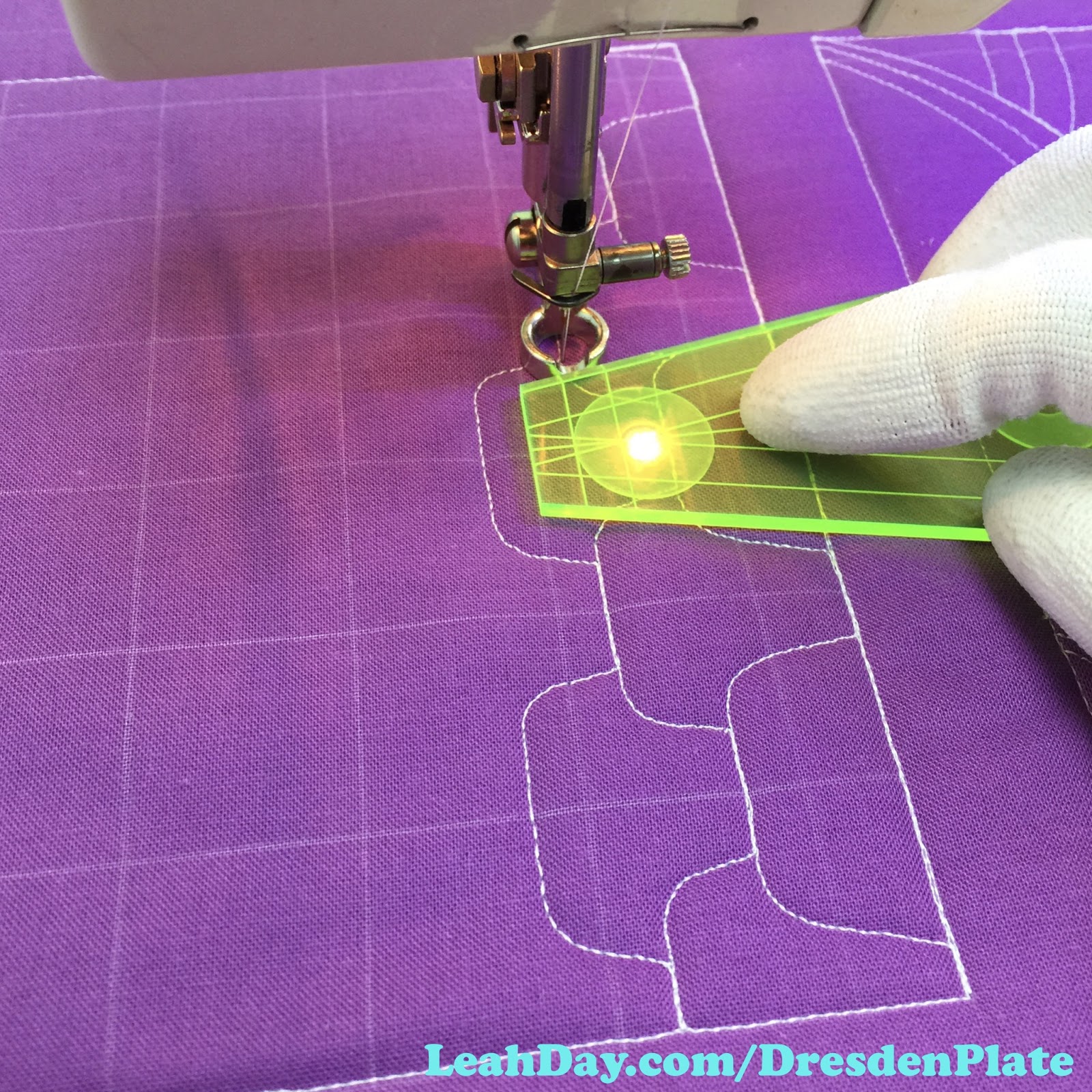 Quilting Basics 13: Ruler Foot Quilting for Beginners | Free Motion ...