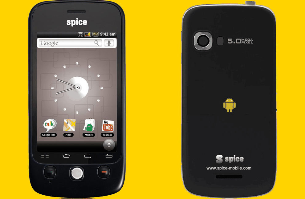 Free Mobile & PC Softwares: Spice MI 300 – 3.2″ touchscreen Android ...