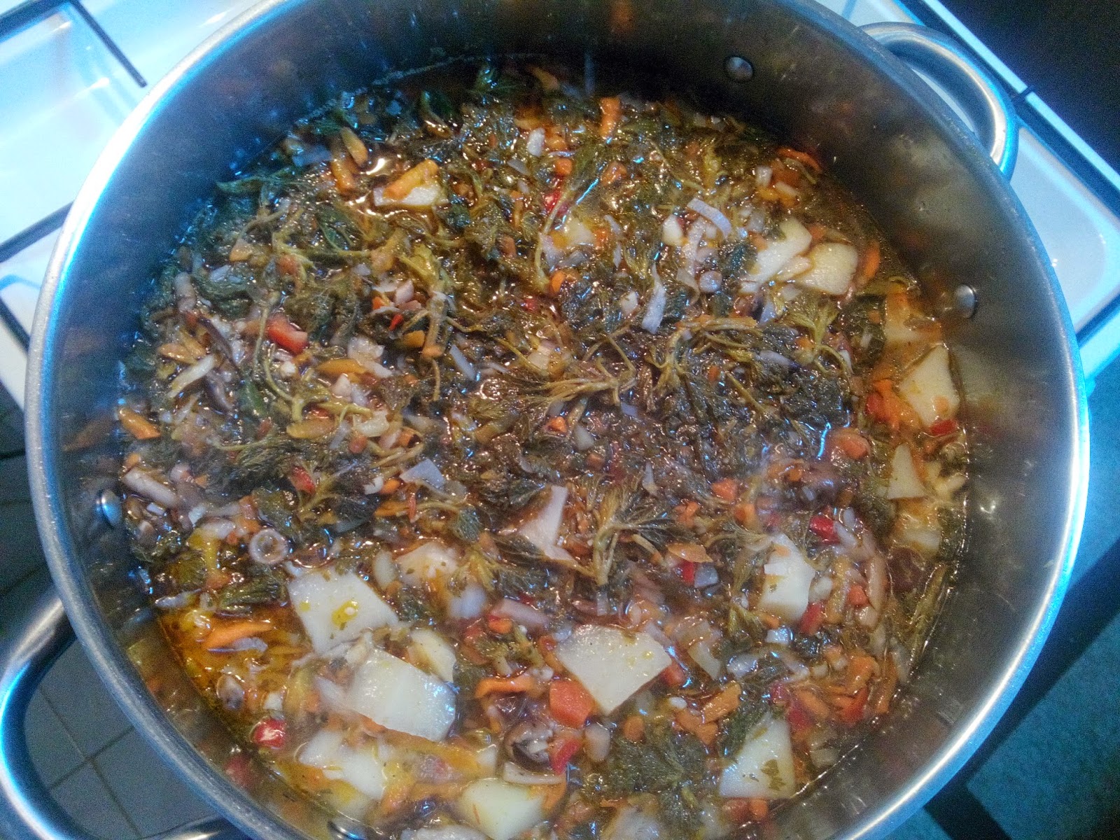 Hai să facem de mâncare!: Borș de urzici cu opintici