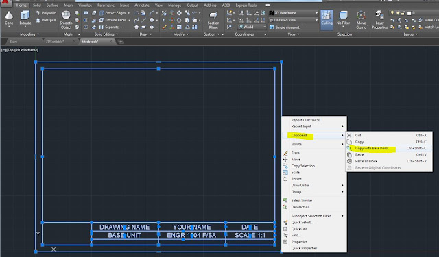 ENGR 1304: Title Block
