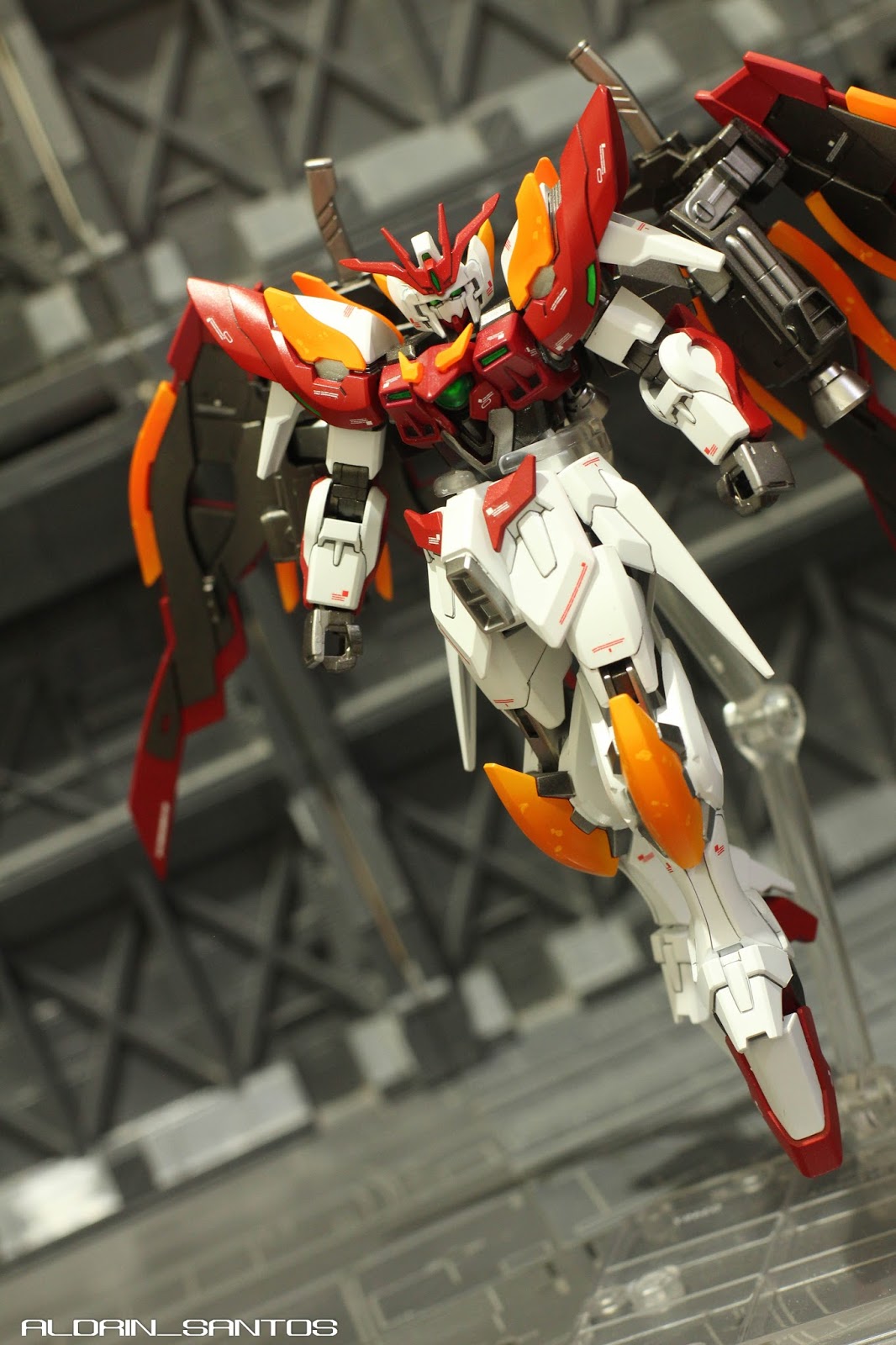Painted Build: HGBF 1/144 Wing Gundam Zero Honoo