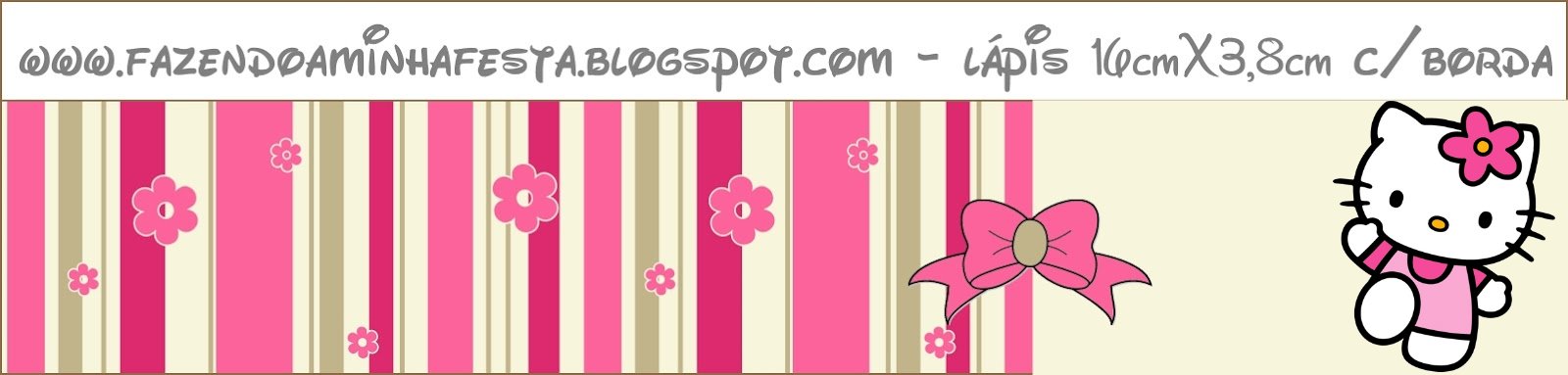 Hello Kitty with Flowers: Free Printable Candy Buffet Labels. - Oh My ...